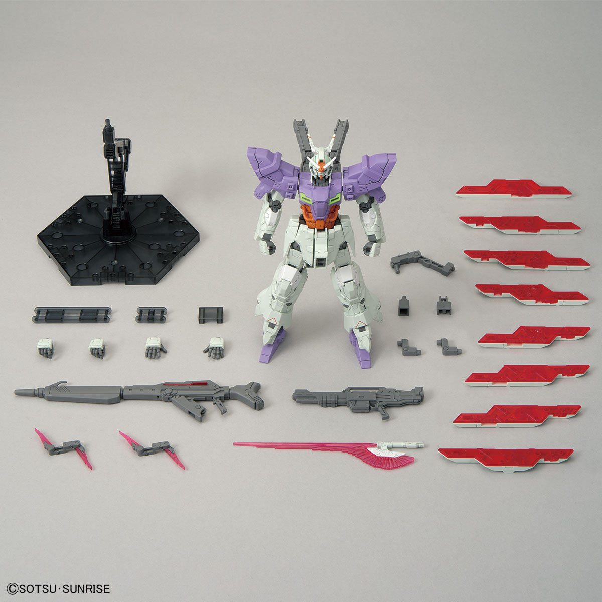 HG 1/144 Gundam Base Limited Moon Gundam (Equipped with Long Rifle ...